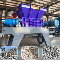 China Double Shaft Metal Shredder 300-22,000 kg/hour Capacity for Scrap Aluminum and Steel Recycling for sale