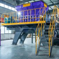 China Xrido AT-S800 Double Shaft Tire Shredder 55kW 380V Industrial Waste Shredder for sale