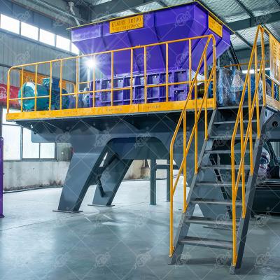 China Industrial Metal Crusher Shredder Machine 300-22,000 kg/hour Capacity for Scrap Car Shells and Mixed Metal Recycling for sale