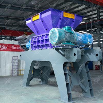 China Xrido AT-S800 Double Shaft Tire Shredder 55kW 380V Industrial Waste Shredder for sale