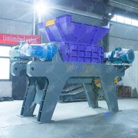 China 55kW Industrial Aluminum Recycling Shredder Machine with 200-2200mm Input Size for Metal Scrap Processing for sale
