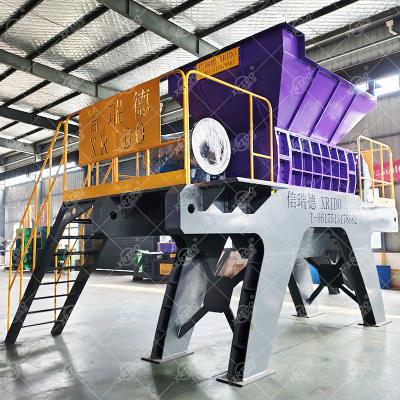 China Pyrolysis Steel Wire Crushing and Washing Line 1-10t/h Tire Steel Wire Crusher Scrap Metal Shredder for sale