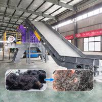 China Tire Steel Wire Shredder 600-2500mm Shredding Room 11-110kW Motor for Recycling Steel Wire from Waste Tires for sale
