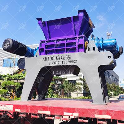 China Xrido Scrap Barrel Shredder 11-55kW Dual Motor Metal Recycling Pre-Shredder for Iron Barrels for sale
