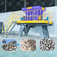 China Industrial Two Shaft Metal Shredder 600x480mm for Steel Aluminum Recycling for sale