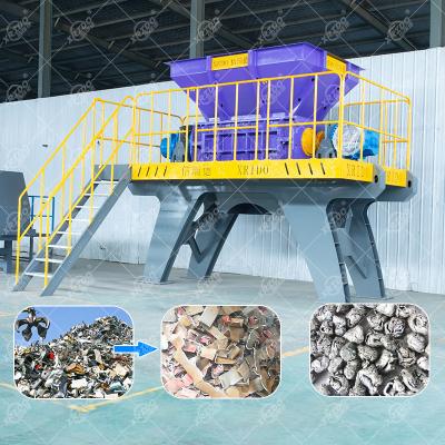 China Industrial Two Shaft Metal Shredder 600x480mm for Steel Aluminum Recycling for sale