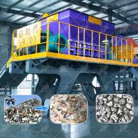 China Industrial Two Shaft Metal Shredder 600mm Shredder Room 11kW Motor for Scrap Steel Aluminum for sale