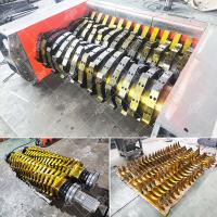 China Automatic Double Shaft Scrap Metal Recycling Shredder Machine for sale