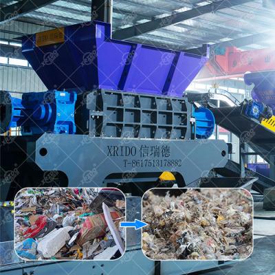 China Xrido SRF Shredder 2000mm Industrial Waste Textile Leather Cloth Recycling Machine 90kW for sale