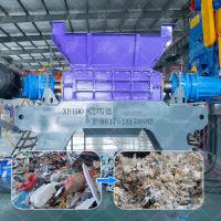 China Mobile Double Shaft Shredder for Metal and Plastic Waste for sale