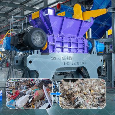 China Mobile Double-Shaft Waste Shredder for Plastic and Metal for sale