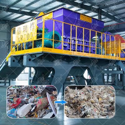 China Xrido Glass Plate Crusher Waste Shredder Machine 1-10cm Output for sale