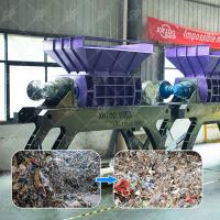 China Xrido 75KW Double Shaft Shredder Machine for Metal Plastic 300-22000Kg/Hour for sale