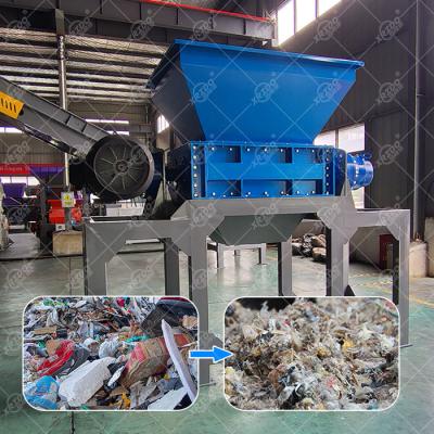 China Xrido Double Shaft Waste Shredder Machine 300-22000 kg/h for Metal Plastic Recycling for sale