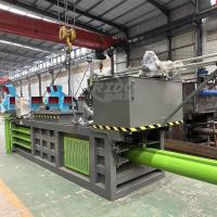 China 100 Ton Hydraulic Waste Baler Machine 22KW 380V for Cardboard & PET Bottles Recycling for sale
