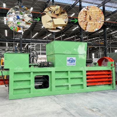 China Automatic Hydraulic Waste Paper Baler Machine 60T-200T for sale