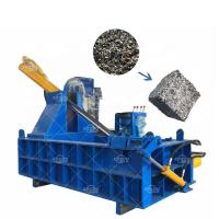 China Hydraulic Metal Baler Y81F-400A for Aluminum Scrap Recycling 600x600mm Bale for sale