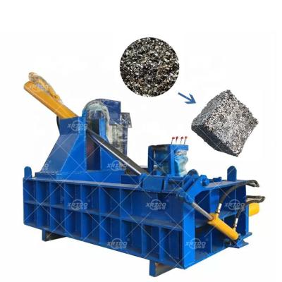 China Hydraulic Metal Baler 3150KN for Scrap Aluminum Steel Recycling 600x600mm Bale for sale