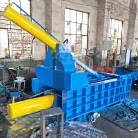 China Hydraulic Metal Baler for Aluminum Scrap Recycling 600x600mm Bales 90KW Motor for sale