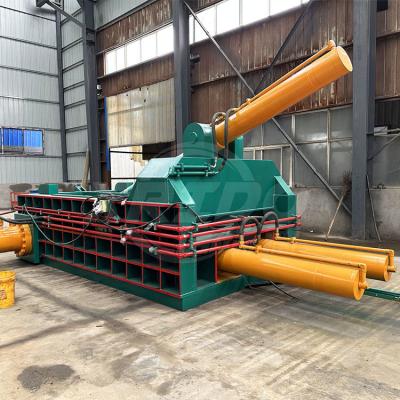 China Automatic Hydraulic Cardboard Baler Machine 100-180 BPH for sale