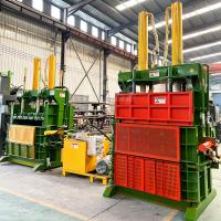 China Automatic Hydraulic Cardboard Baler Machine 100-180 BPH for sale