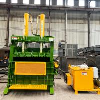 China Automatic Hydraulic Cardboard Baler Machine 100-180 BPH for sale