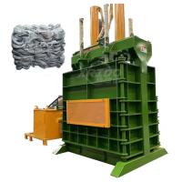 China Automatic Hydraulic Tire Baler Machine 55KW 650KG for sale