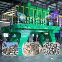 China Twin-Shaft Industrial Metal Shredder 11-160kW for Scrap Metal Recycling Plant for sale