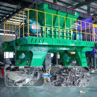 China Industrial Car Shell Shredder 2000mm Chamber 90kW Dual Motor Metal Recycling for sale