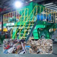 China Municipal Solid Waste Shredder 100-50000 kg/h Capacity 1-10 cm Output for sale