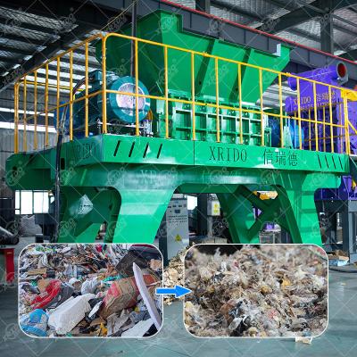 China Industrial Bulky Waste Shredder 2000mm Crushing Cavity 90kw Dual Motor for Metal Wood Recycling for sale