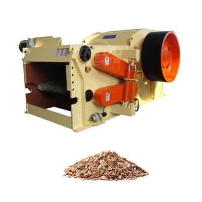 China High Capacity Drum Wood Chipper 132 kW 3-8 T/H Biomass Crusher for Pine Bamboo Mushroom Substrate for sale