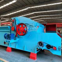 China Industrial Wood Crusher 132 kW Power 160mm Max Processing Diameter Drum Chipper for sale