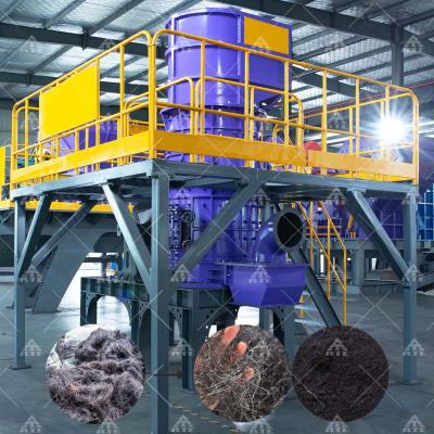China Automatic Steel Wire Crusher with Tungsten Steel Blade and Fully Enclosed Design for Tire Wire Processing for sale