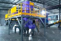 China Automatic Steel Wire Crusher 5-15 t/h Capacity Tungsten Steel Blade Tire Wire Cleaning Machine for sale