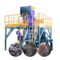 China Tire Wire Cleaning Machine 5-8TPD Tungsten Steel Blade Multi-stage Magnetic Separation High Purity Steel Wire Recovery for sale