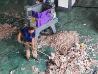 China Industrial Double Shaft Shredder for Cardboard Waste 300-22000 kg/h Capacity 1-10 cm Output for sale