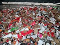 China Industrial Dual Shaft Cardboard Shredder 300-22000 kg/h Capacity 1 Year Warranty for sale