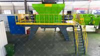 China Automatic PLC Controlled Metal Shredder 200-2200mm Input 1-10cm Output Scrap Metal Crusher for sale