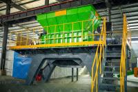 China Automatic PLC Controlled Metal Shredder 200-2200mm Input 1-10cm Output Scrap Metal Crusher for sale