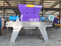China Double Shaft Metal Shredder 200-2200mm Input 1-10cm Output for Car Shell Scrap for sale