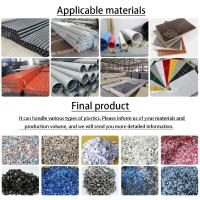 China Industrial Plastic Crusher 150-600 kg/h for Waste PE ABS PC Bottle Film Recycling for sale