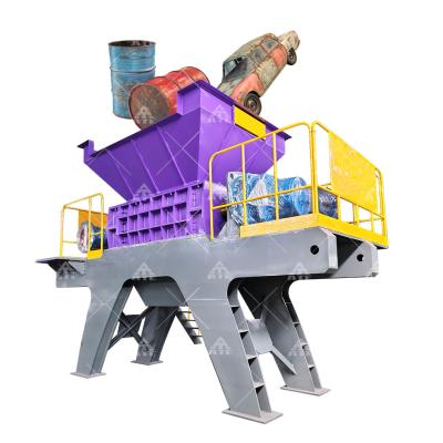 China Double Shaft Metal Shredder 600x480 mm Shredder Room 200 mm Blades 1-10 cm Output for sale