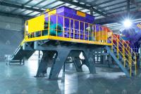 China 75 kW 13600 kg Double Shaft Metal Shredder for Industrial Recycling for sale