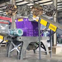 China Industrial Metal Shredder with 200-2200mm Input Size and 1-10 cm Final Product Size for Multi-Material Processing for sale
