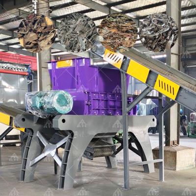 China Industrial Metal Shredder with 200-2200mm Input Size and 1-10 cm Final Product Size for Multi-Material Processing for sale