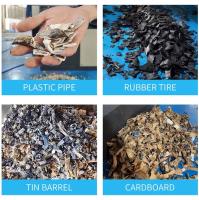 China Waste Tire Shredder Tire Crusher Machine 380V 50Hz Modular Design 2200kg Weight CE Certified for sale
