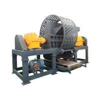 China Automatic Tire Crusher Machine 380V 50HZ 22kW 2200kg for Waste Tire Recycling for sale