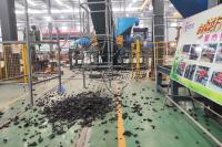 China Automatic Waste Tire Shredder 5000kg/h Capacity CE Certified Tire Recycling Machine for sale