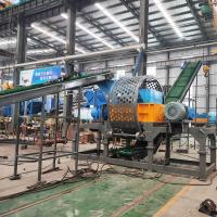 China Industrial Automatic Tire Shredder 380V 50HZ 2200kg for Waste Tire Recycling for sale